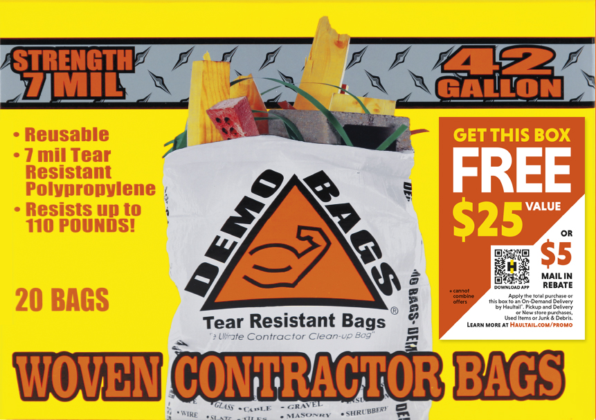 Demobags Buy Low Price Heavy Duty Contractor Bags | Construction ...